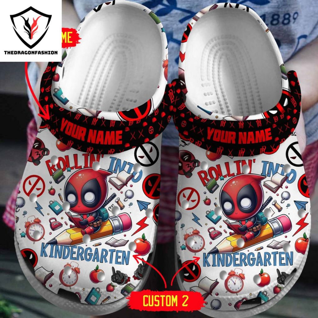 Deadpool - Rolling Into Kindergarten Crocs - Thedragonfashion