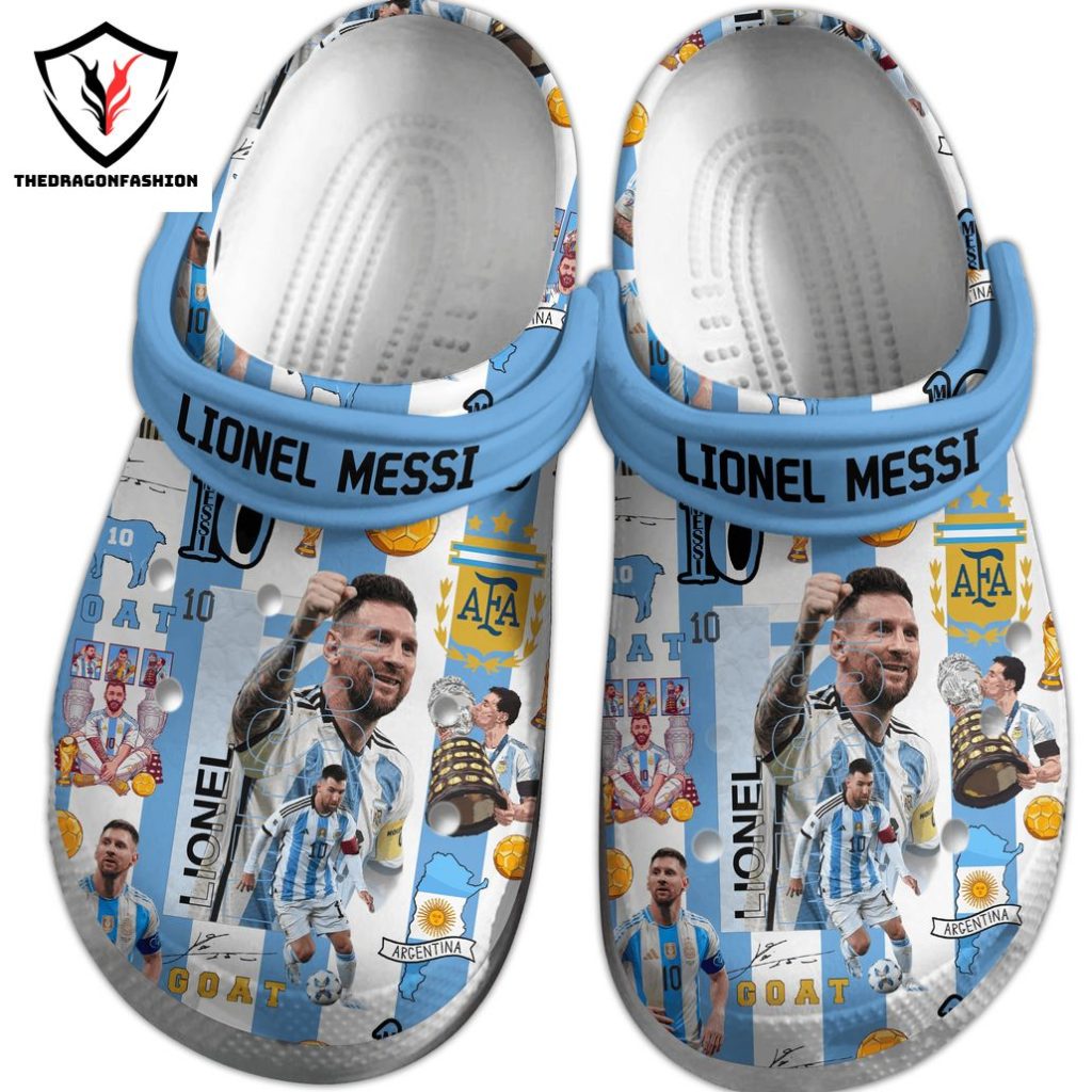 Lionel Messi AFA Goat Signature Crocs - Thedragonfashion