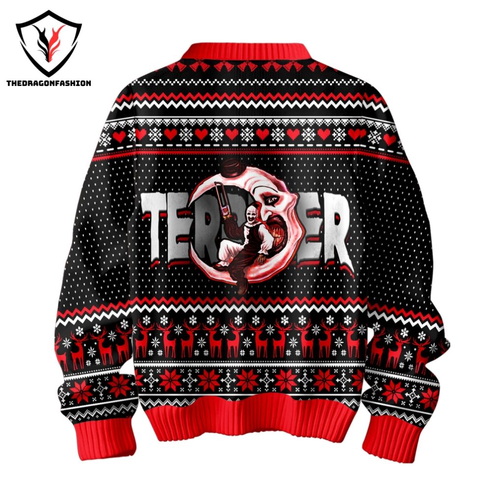 Terrifier 3 Circus Design Sweater - Thedragonfashion