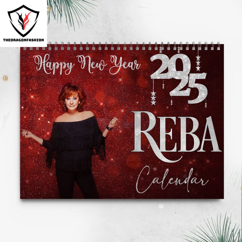 Reba McEntire Happy New Year 2025 Calendar - Thedragonfashion