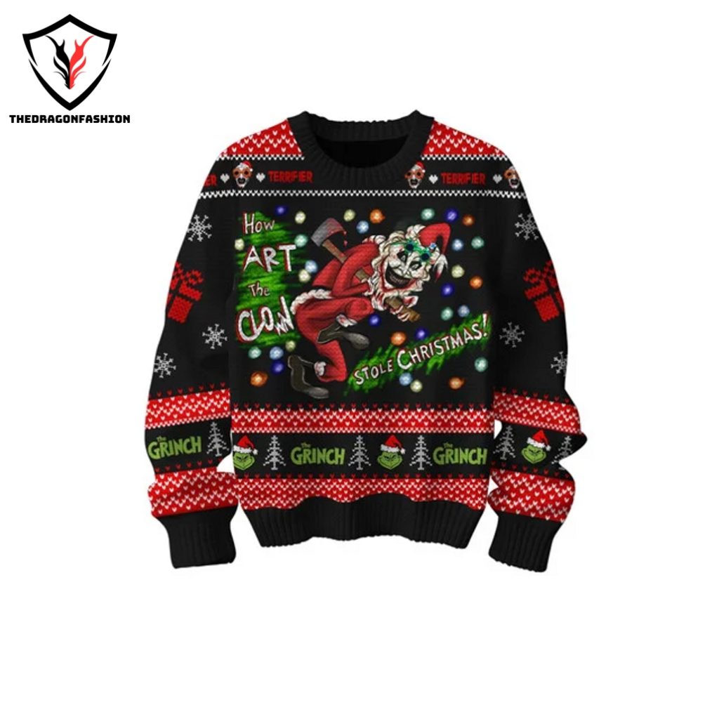 Terrifier How Art The Clown Sweater - Thedragonfashion